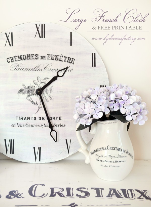 DIY Large French Clock