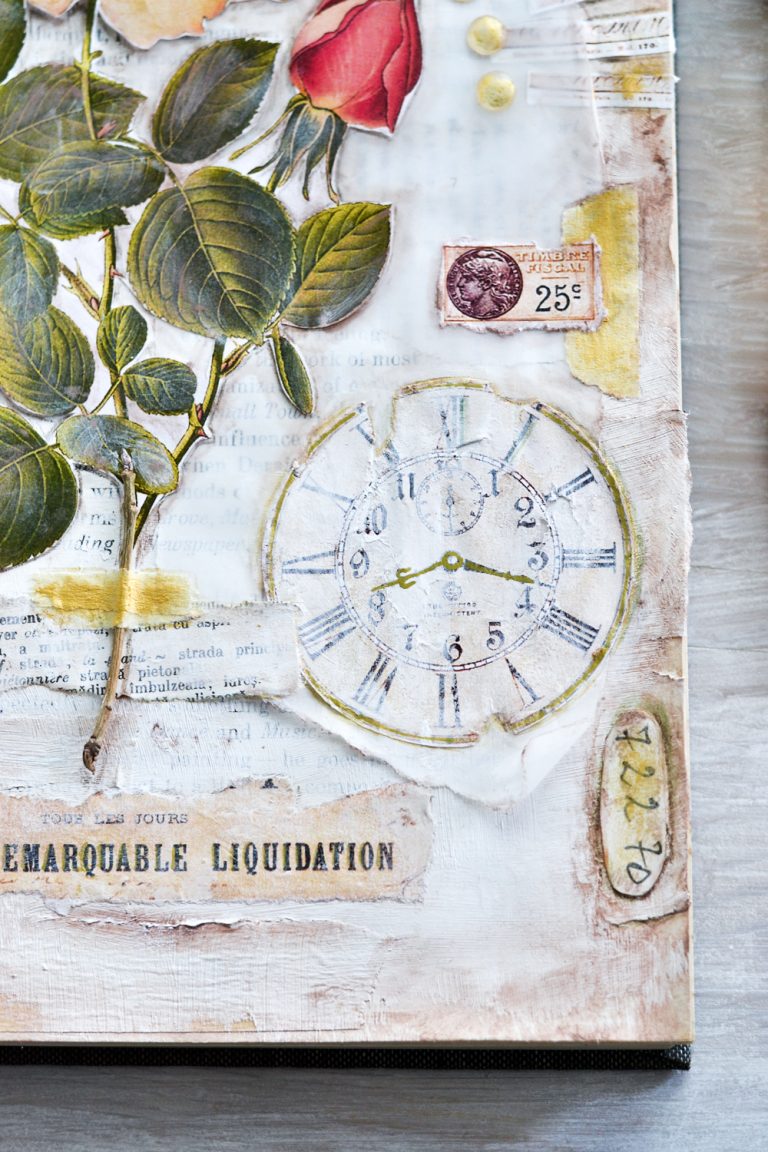 DIY French Altered Book Art Journal - Dreams Factory