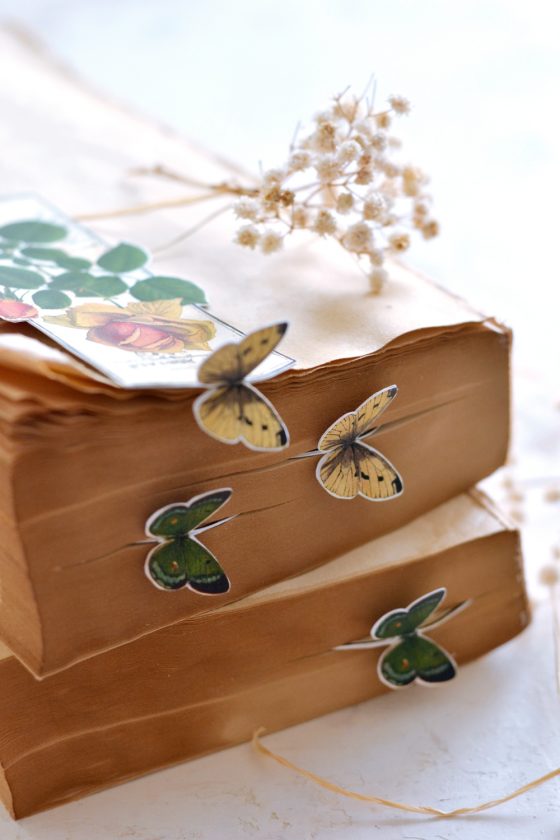 DIY 3D Butterfly Bookmarks - Dreams Factory