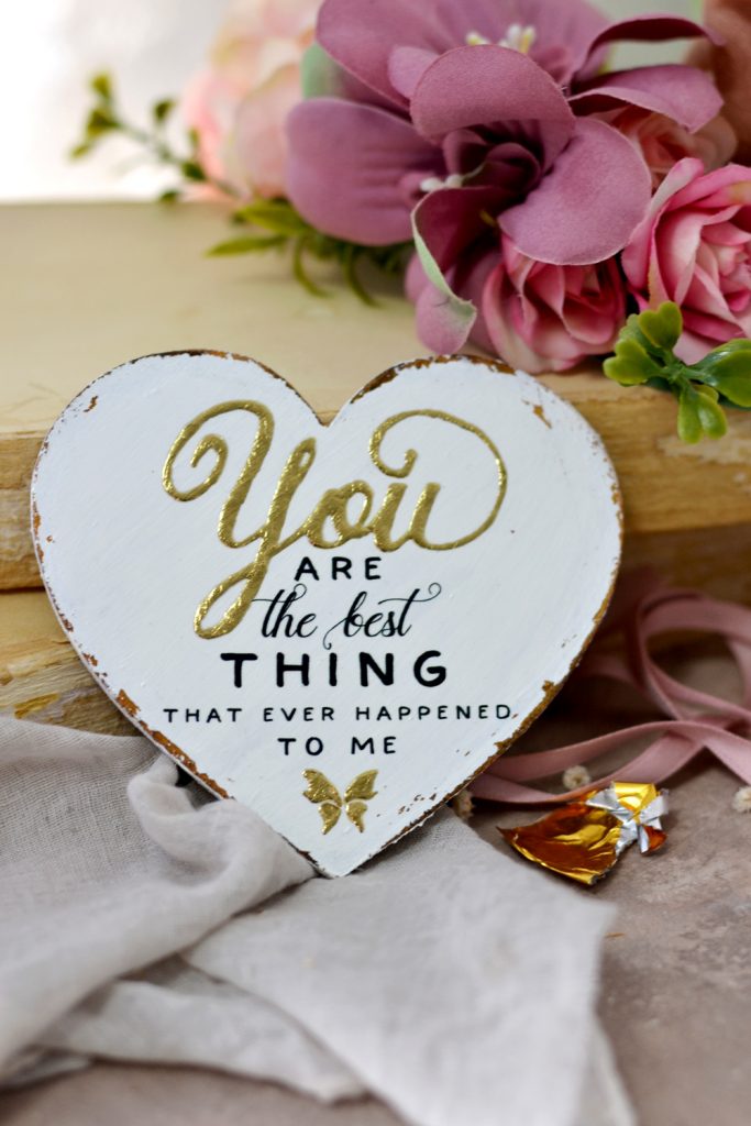 Gold Hearts with Love Messages - perfect for Valentine's Day (or any ...
