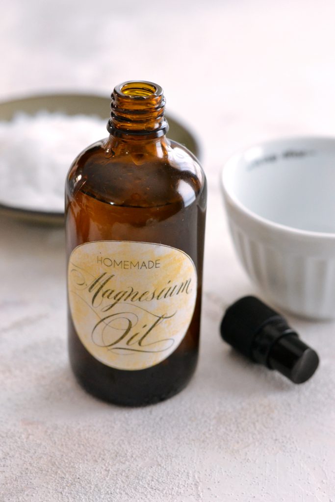 How to make magnesium oil + free printable labels - Dreams Factory