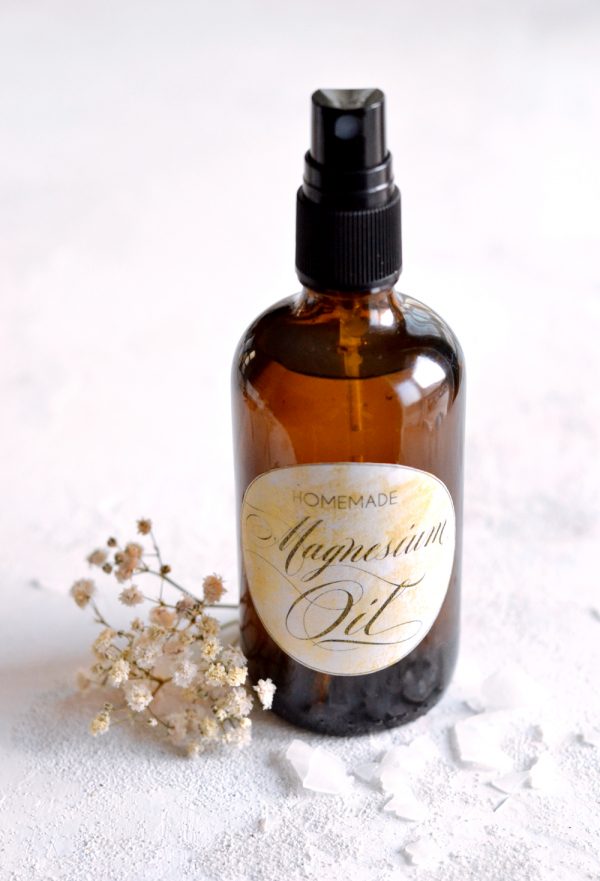 How to make magnesium oil + free printable labels - Dreams Factory