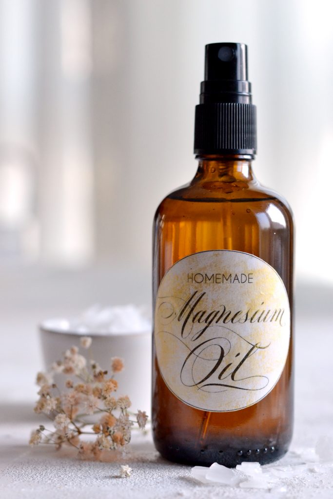How to make magnesium oil + free printable labels - Dreams Factory