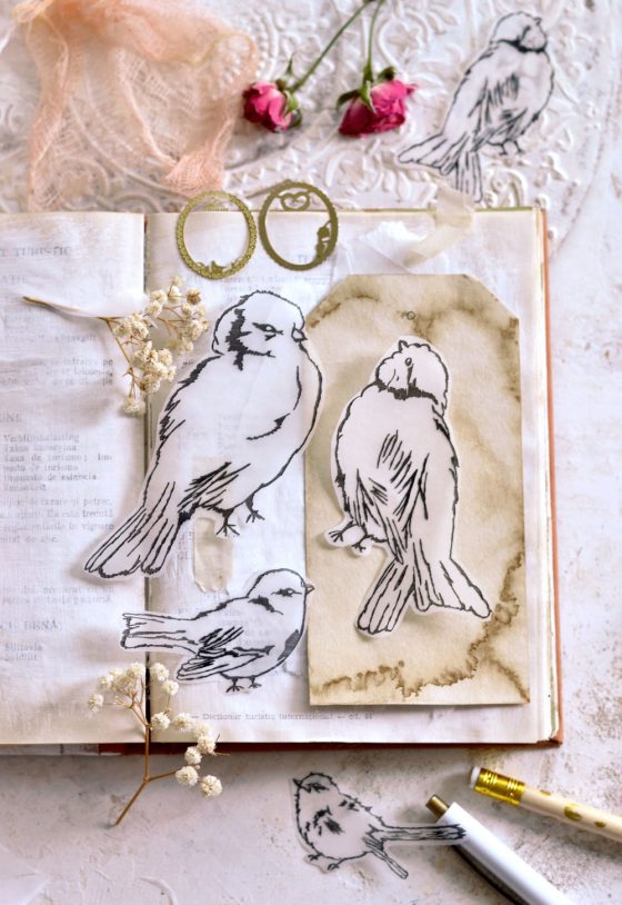 DIY Tracing Paper Sketch Birds - Dreams Factory