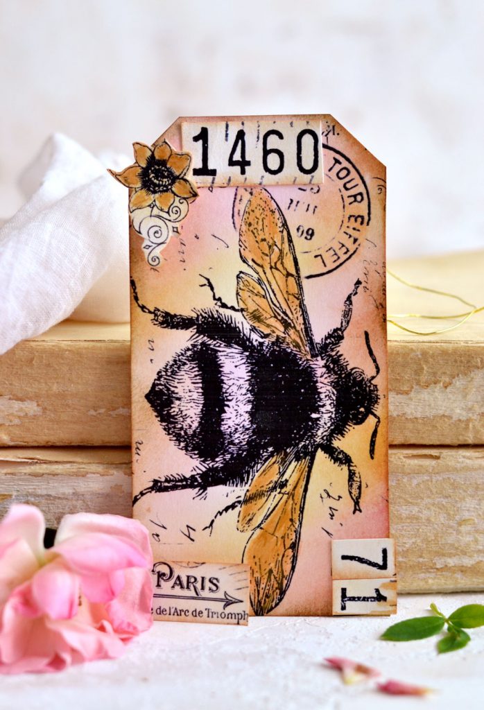 DIY Vintage French Collage Paper Tags - Dreams Factory
